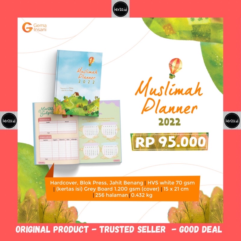 Jual Paket 20 Buku Muslimah Planner | Shopee Indonesia