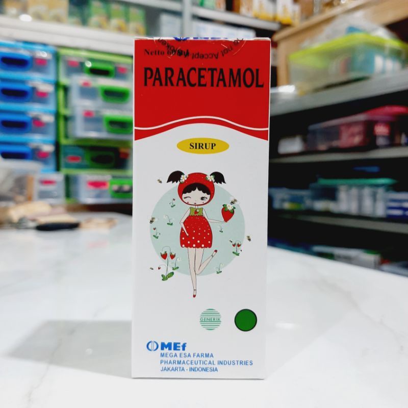 Jual Paracetamol MEF Sirup Demam Anak 60ml | Shopee Indonesia