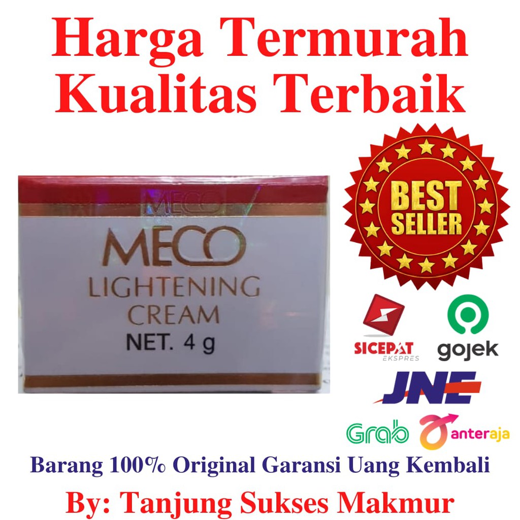 Jual MECO Lightning Cream - Krim Malam MECO Kemasan 4g | Shopee Indonesia