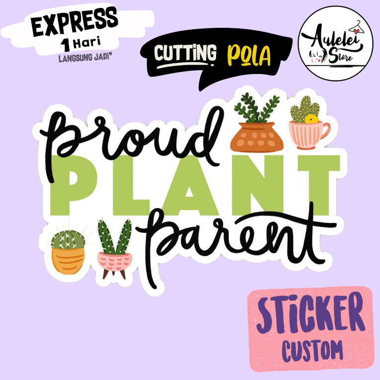 Jual Cetak Sticker / Stiker Cutting pola sesuai gambar Logo Olshop ...