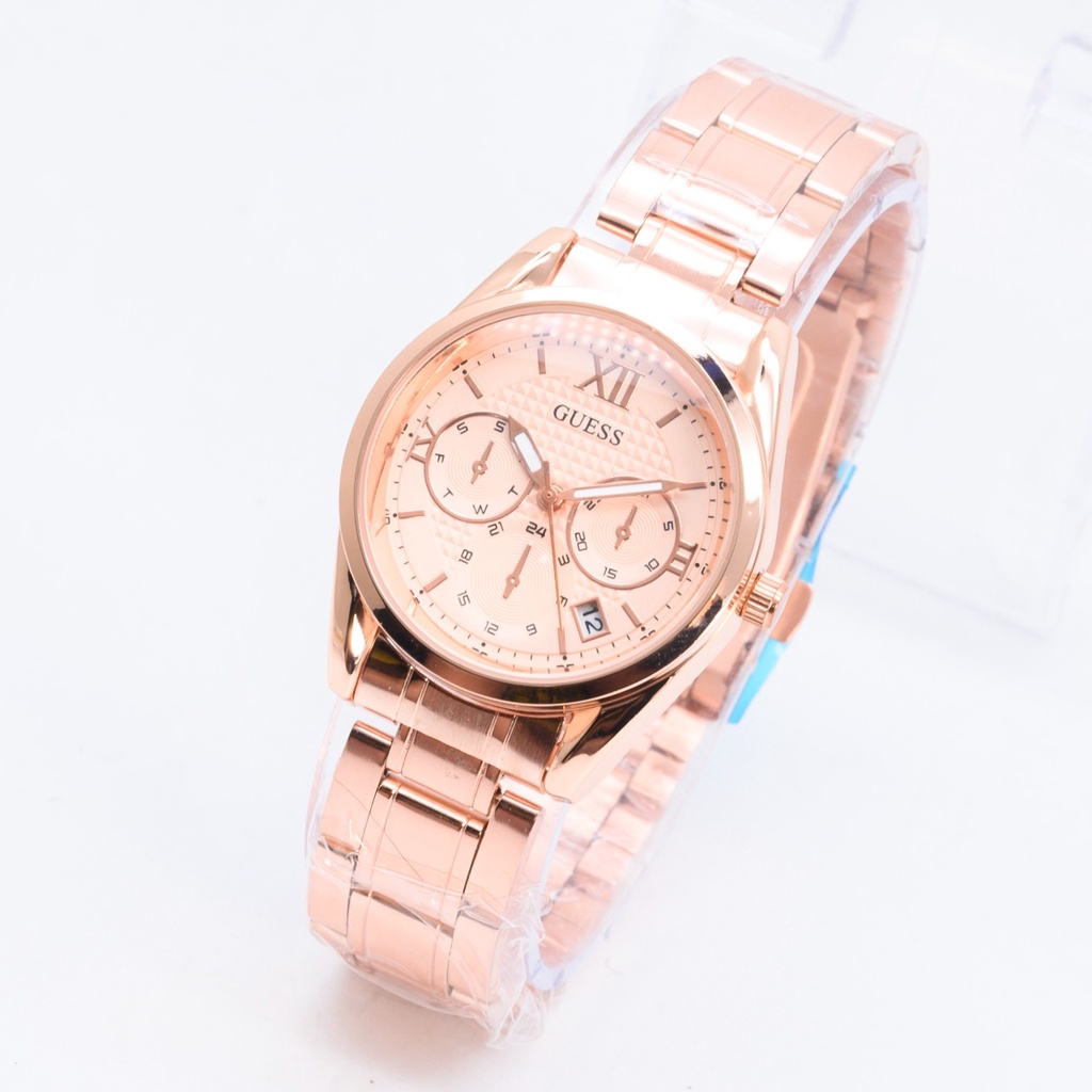 Jual BEST SELLER Jam Tangan Wanita Guess G7576 Tali Rantai Tanggal ...