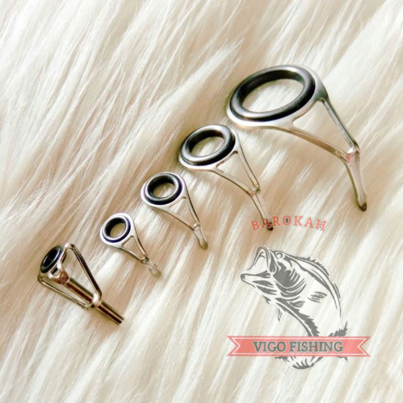Jual {1 SET } RING GUIDE 1 KAKI Stainless steel (Isi 5pcs) | Shopee ...