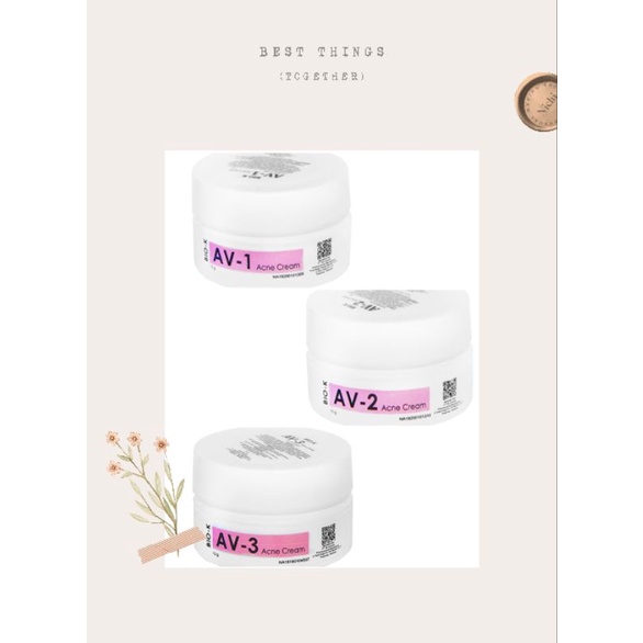 Jual BIO KUSUMA AV 1 AV 2 AV 3 CREAM MALAM UNTUK KULIT BERJERAWAT 10g ...