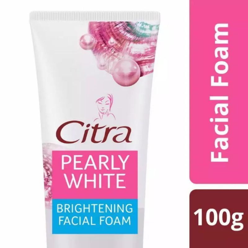 Jual citra facial foam pearly white brightening 100gram | Shopee Indonesia