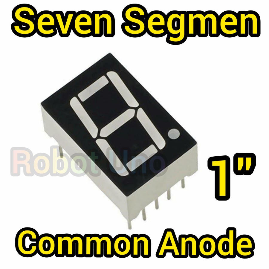 Jual Seven Segmen Common Anode 1 Inch Merah Anoda 7 Segmen Anode 1 Inch ...