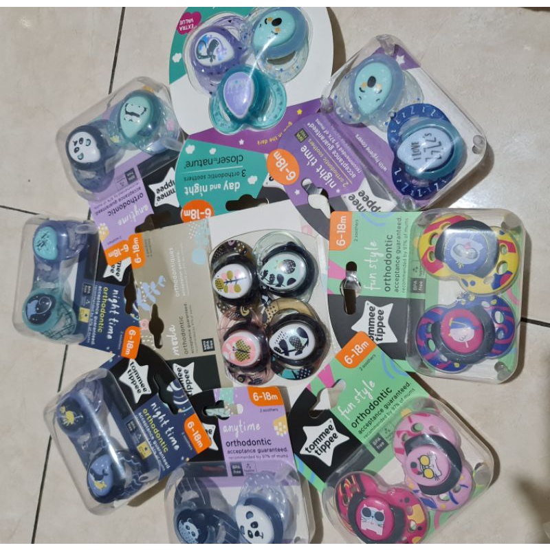 Jual Pacifier soother mpeng dot tommee tippee 6-18m | Shopee Indonesia