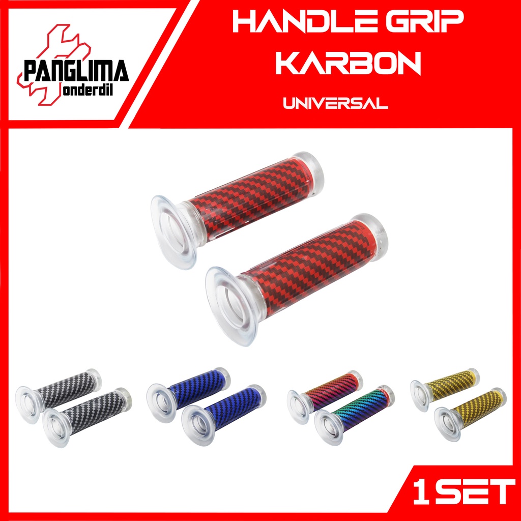Jual Handle Grip Karbon Universal-Semua Jenis Motor Handel-Hendel-Fat ...