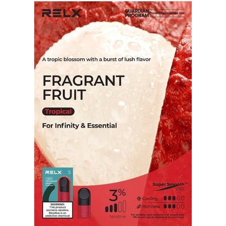 Jual RELX INFINITY/ESSENTIAL PODS LYCHEE/FRAGRANT FRUIT 3% | Shopee ...