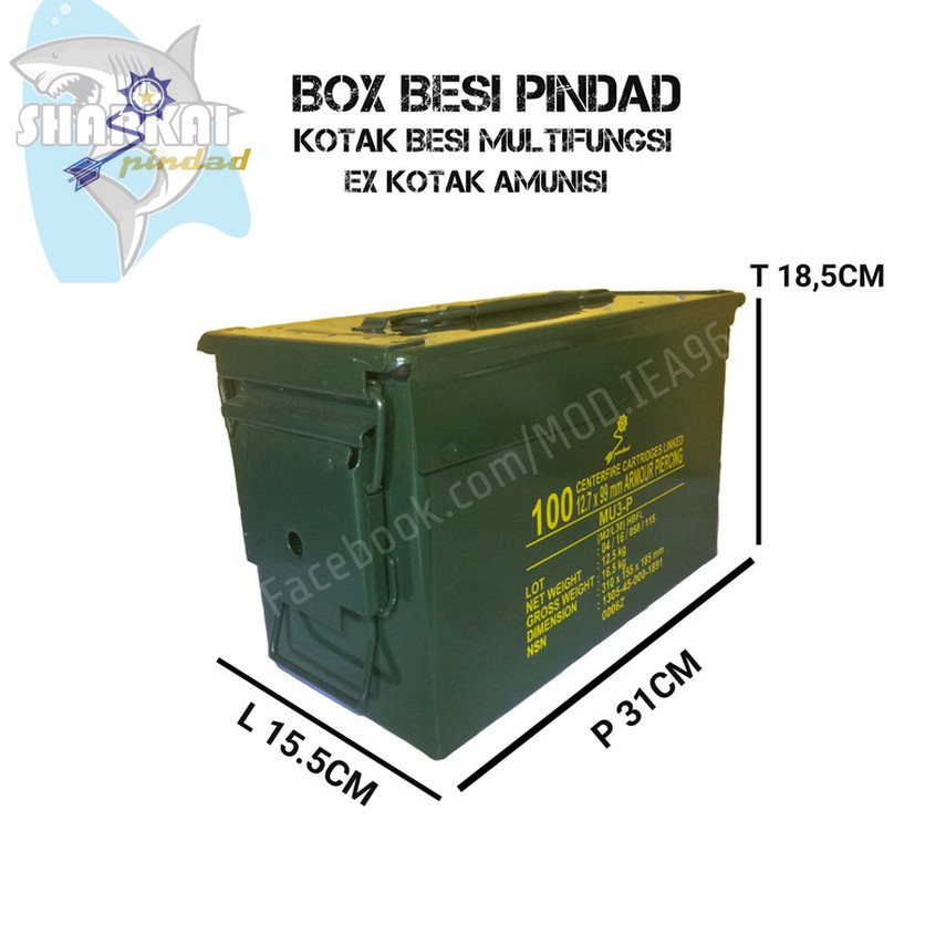 Jual BOX BESI PINDAD / TOOLS BOX / KOTAK ALAT SERBAGUNA / SIDE BOX ...