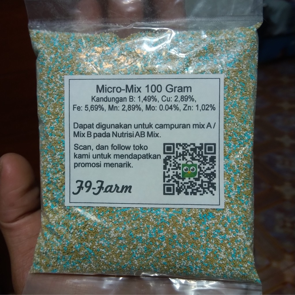 Jual Pupuk Mikro Majemuk Micromix 100 gram, Pupuk Mikro Lengkap ...