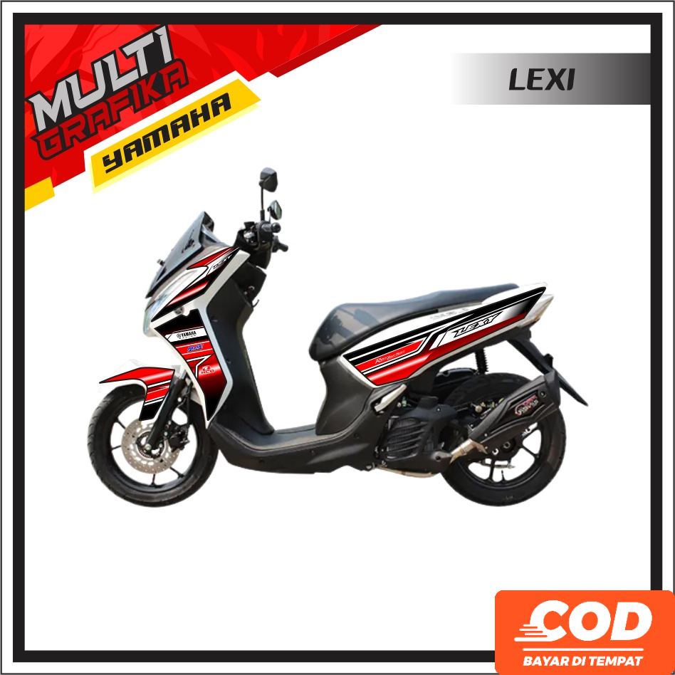 Jual Stiker Striping LEXI Series B, Decal Custom Premium Motif Varian ...