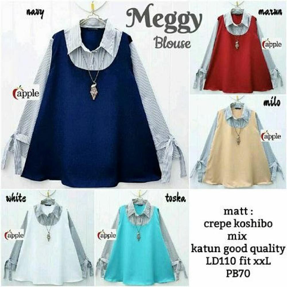 Jual Unik fiq000 meggy blouse Berkualitas | Shopee Indonesia