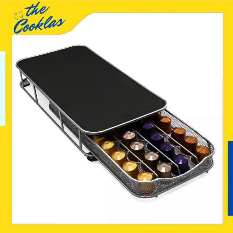 Jual NESPRESSO Coffee Capsules Storage Drawer Machine Stand | Tempat ...