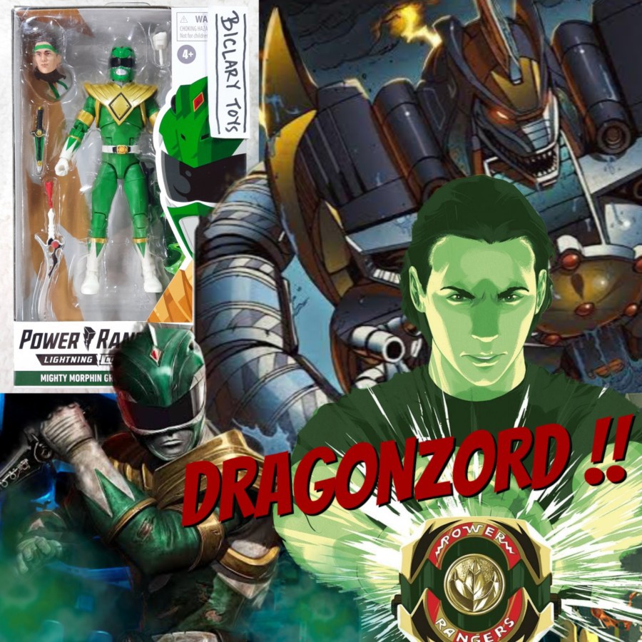 Jual Lightning Collection Mighty Morphin Power Rangers Green Dragon ...