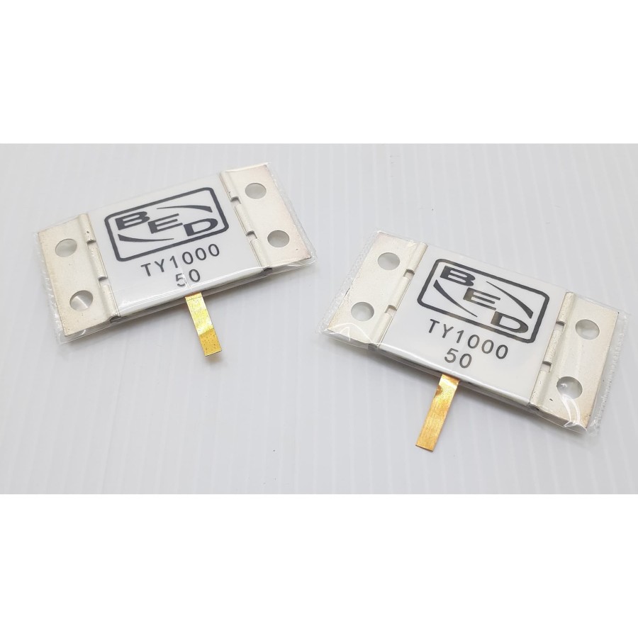 Jual RF Resistor 50Ohm 1000W Flange 50 Ohm 1000 Watt Kaki satu Merek RF ...