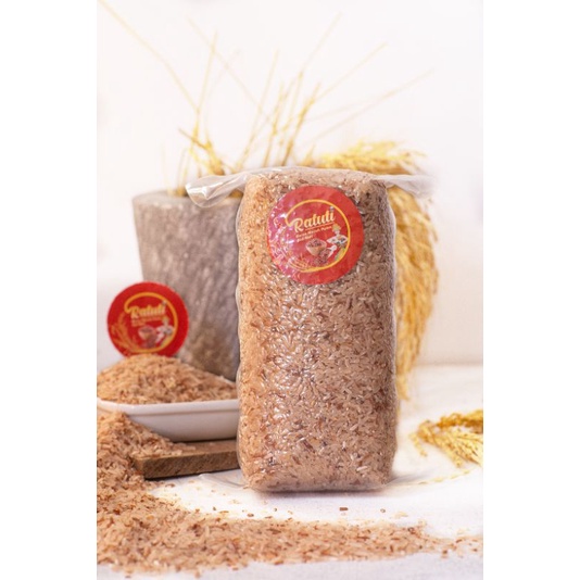 Jual Beras Merah Muda Pink Pulen Ratuti Beras Bali (1kg packing vacum ...