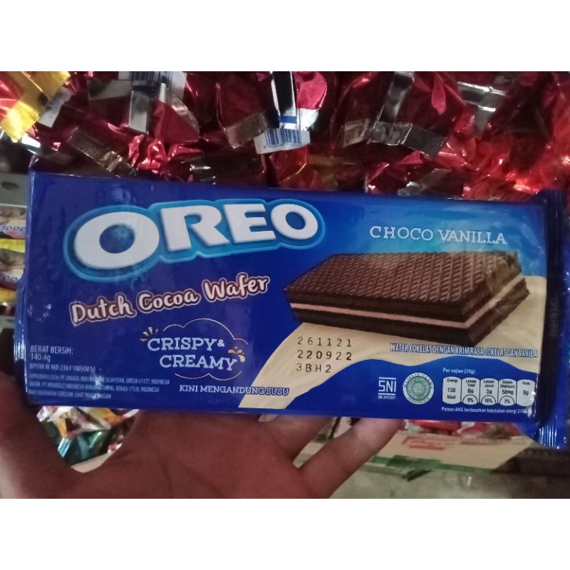 Jual Oreo Wafer Choco Vanilla 140,4gr | Shopee Indonesia