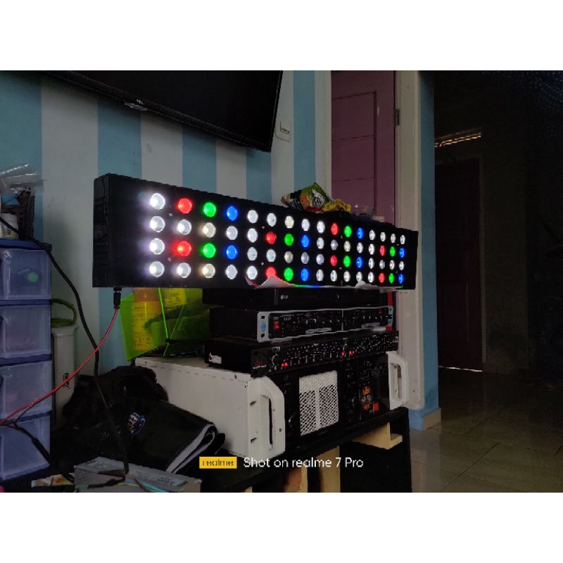 Jual lampu LED HPL bluetooth 80cm 65watt + stand stainless 10mm ...