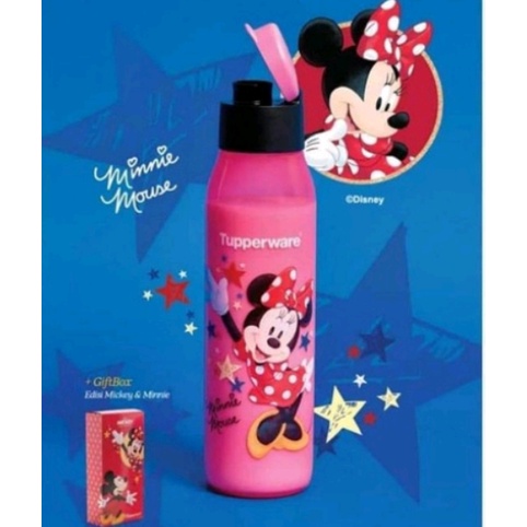 Jual MICKEY MINNIE BOTTLE TUPPERWARE MIKI MINI BOTOL TUPPERWARE 500 ML ...