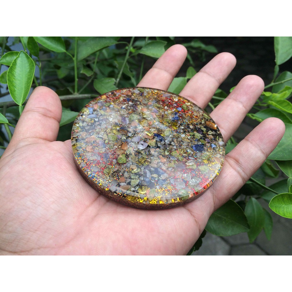 Jual ORGONE DISC TRIPLE POWER 7C + 10 GEMS ROUGH ( CHARGING ENERGY ...