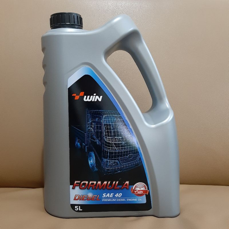 Jual Oli Mesin WIN Formula Diesel SAE 40 API CD/SF - 5liter Galon ...