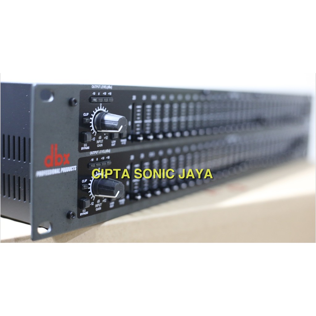 Jual equalizer eq DBX 231 black edition stereo 2 x 31 band | Shopee Indonesia