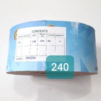 Jual Amplas Roll Grit 240 / Amplas Tukang Bangunan (C3156R) | Shopee ...