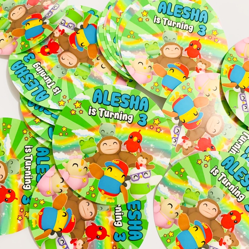 Jual Didi And Friends Sticker Pudding / Bento / Souvenir Birthday ...