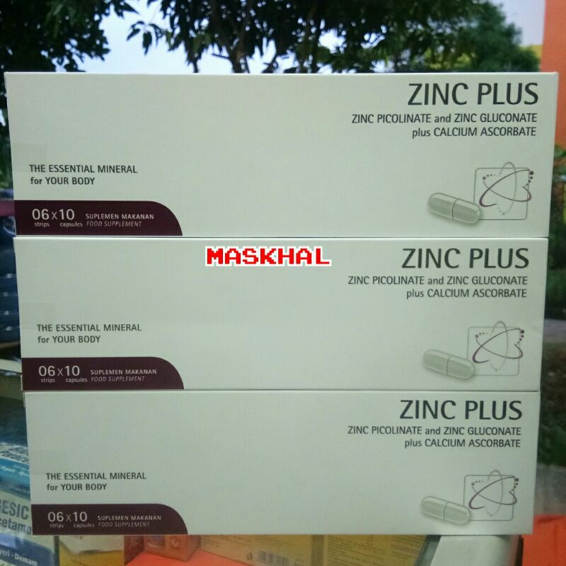 Jual ZINC PLUS STRIP ISI 10 CAPS | Shopee Indonesia