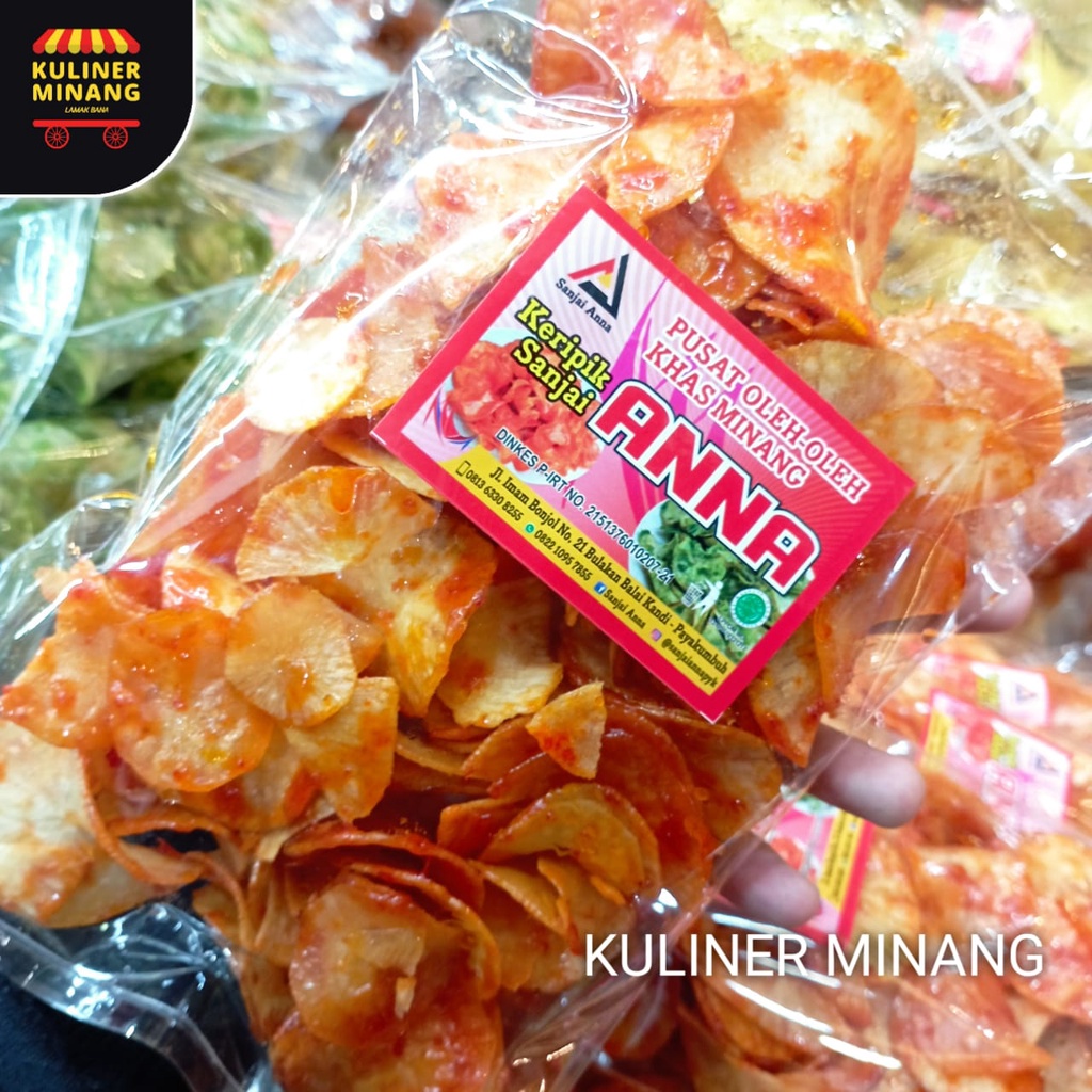 Jual Kerupuk Balado Anna Oleh-Oleh Asli Cemilan Kampung Makanan Khas ...