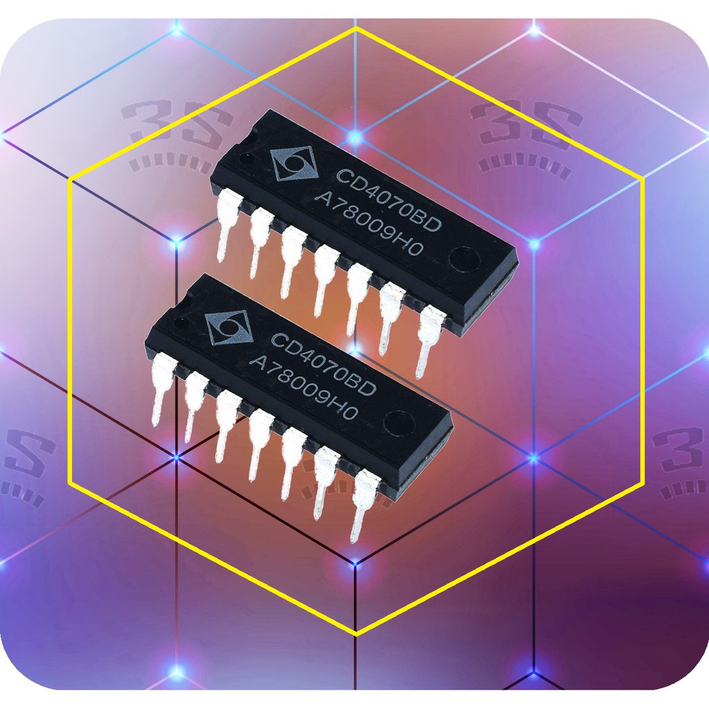 Jual IC CD4070 CMOS 4070 HIGH QUALIY Quad 2 input EXCLUSIVE OR Gate ...