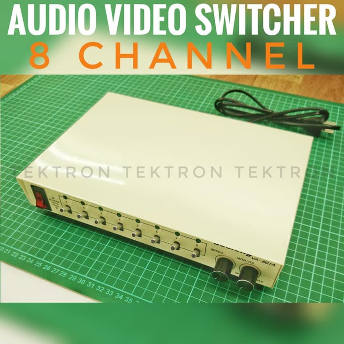 Jual 8 Channel Audio Video Switcher, CCTV, Camera, 8ch | Shopee Indonesia