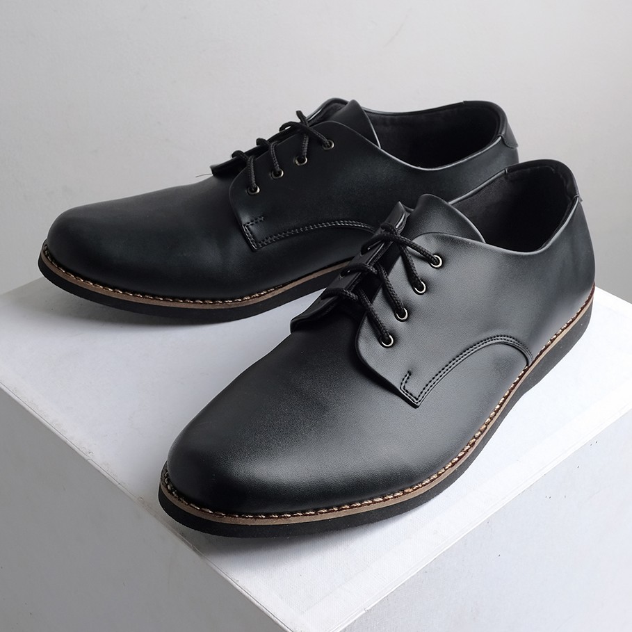 Jual RUSH BLACK |ManNeedMe x JACK| Sepatu Pantofel Pria | Sepatu Derby ...