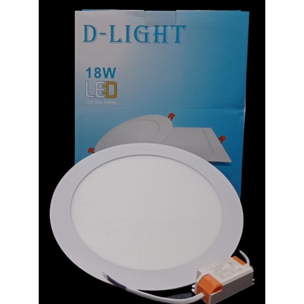 Jual Lampu Panel IB / Lampu Tembok LED Bulat Pipih 6/12/18/24 W ...