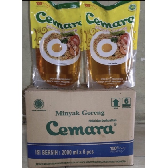 Jual Minyak Goreng Cemara 2L (Satu Dus) | Shopee Indonesia