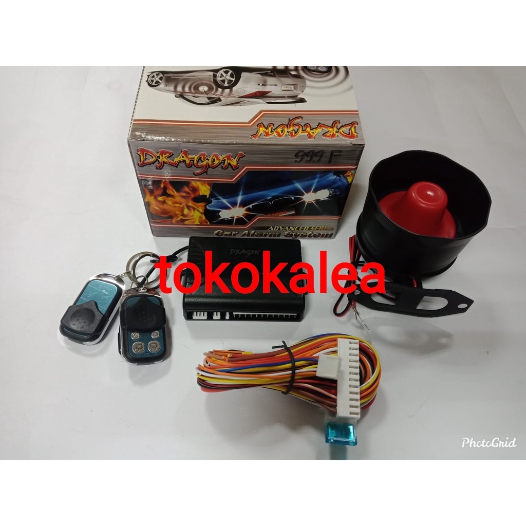Jual ALARM MOBIL MERK DRAGON MODEL SLEEDING UNIVERSAL CAR ALARM SYSTEM ...