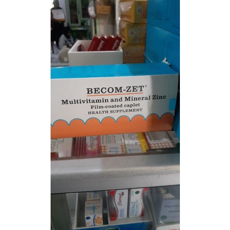 Jual BECOM-ZET TAB VITAMIN & SUPLEMEN (isi 10 strip) | Shopee Indonesia