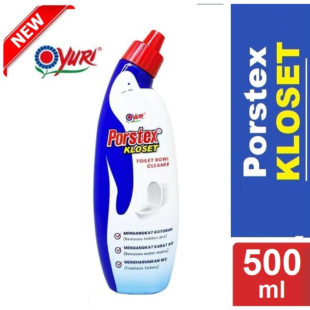 Jual YURI Porstex kloset Toilet bowl cleaner 500ml | Shopee Indonesia