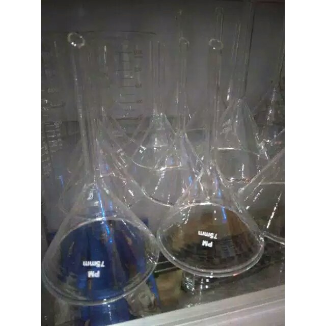 Jual Corong kaca pyrex/Funnel GLASS/Corong kaca Diameter 60cm,75cm ...