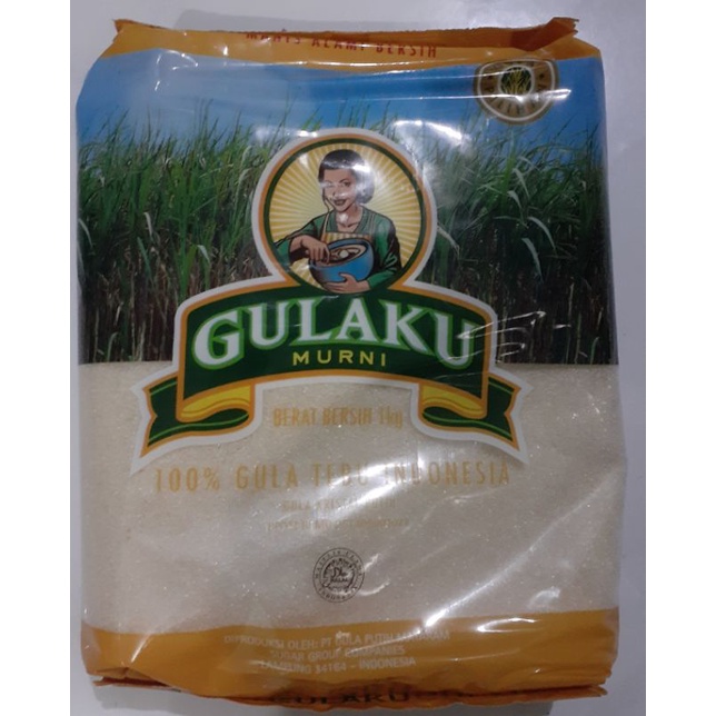 Jual GULAKU - GULA PASIR - KEMASAN 1 KG | Shopee Indonesia