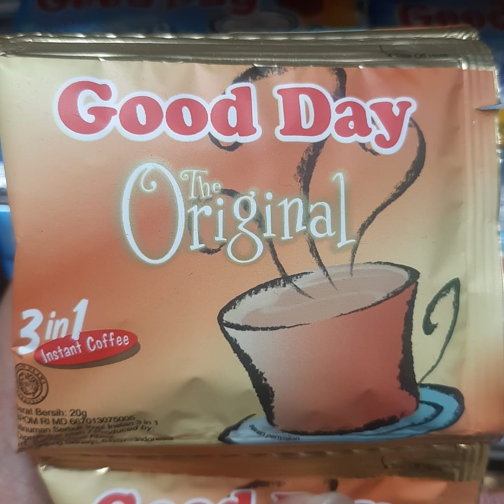 Jual Good Day Original 3 in 1 20 gr - Sachet | Shopee Indonesia