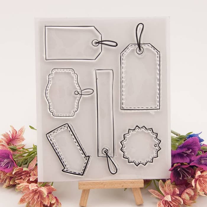 Jual Clear Stamp (Stempel Transparan/Bening) - Travel Label Tags ...