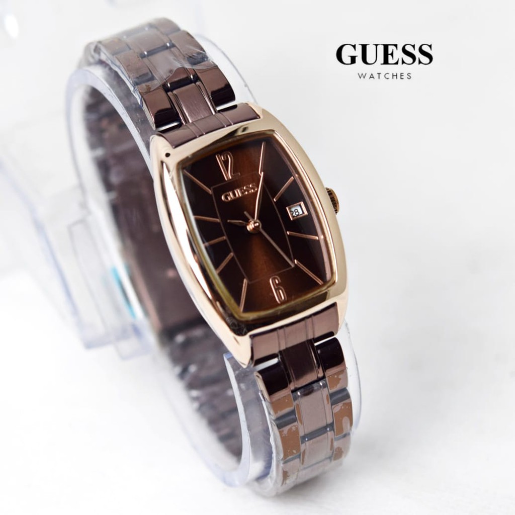 Jual Jam Tangan Wanita Guess Oval Rantai Body Oval Tanggal Aktif ...
