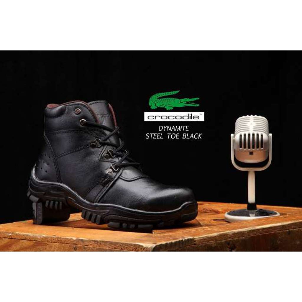 Jual SEPATU CROCODILE DYNAMITE STEEL TOE SEPATU PRIA KULIT ASLI MEN'S ...