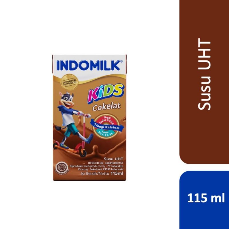 Jual Indomilk Kids UHT Coklat 115ml | Shopee Indonesia