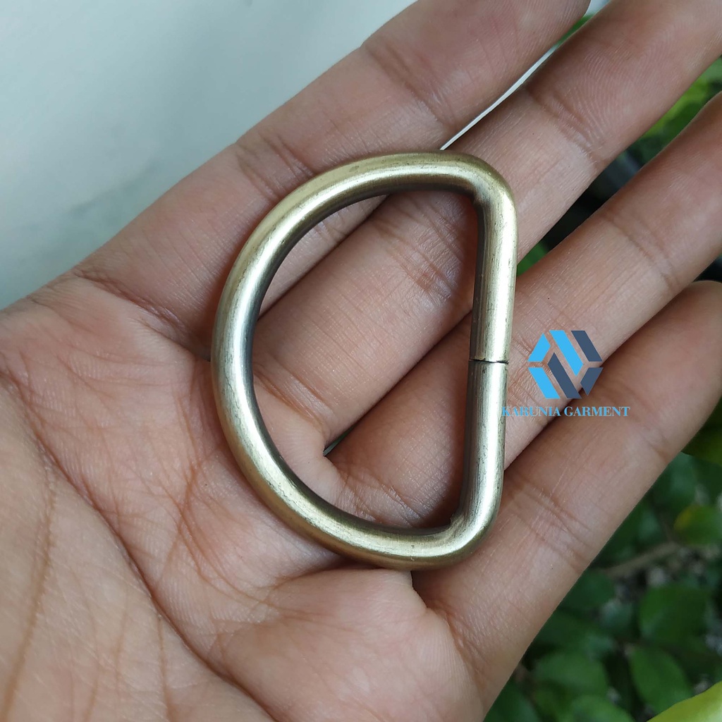 Jual Ring D pengait cantelan tali webbing tas ukuran 3.8 cm tebal ...