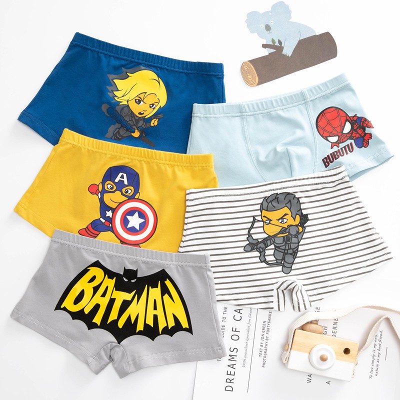 Jual CDBH CELANA DALAM ANAK BOXER ANAK SUPERHERO SPIDERMAN BATMAN ...