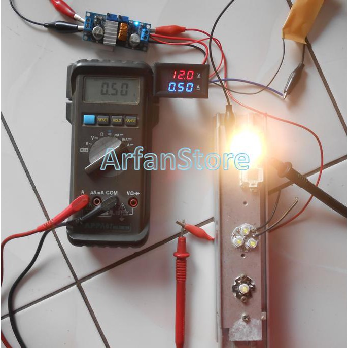 Jual Dual Volt Amp Meter Digital Ampere Meter Voltmeter 10A 0-100V ...
