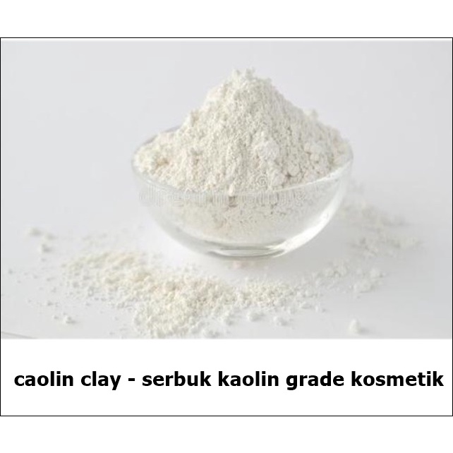 Jual kaolin clay 250g lempung kaolin caolin bolus alba white masker ...
