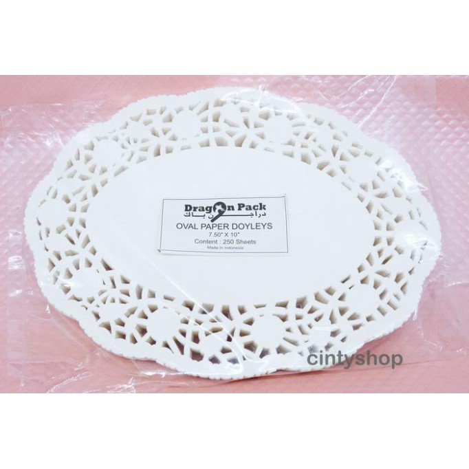 Jual SUPER SALE - PAPER DOILIES OVAL 7,5"X10" / ALAS RENDA / RENDA ...